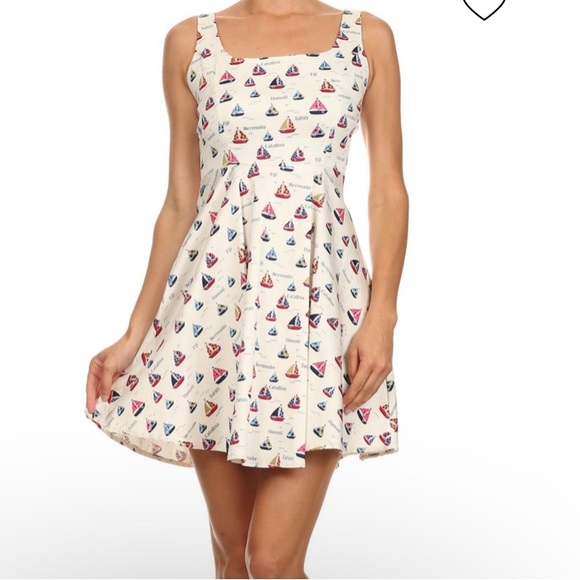 Modcloth | Dresses | Modcloth Ixia Sailaway Retro Inspired Dress | Poshmark